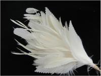 China 15*15 cm Goose Feather Flower Mount Wire Accessory for Professional Presentation for sale