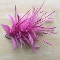 China 15*15 cm Goose Feather Flower Mount Wire Accessory for Professional Presentation for sale