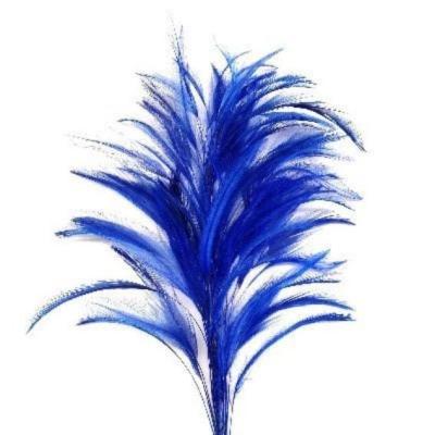 China 15*15 cm Hackle Feather Flower Mount with Wire Accessory Pattern Dyed Craftsmanship for sale