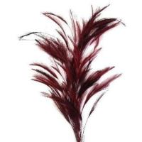 China 15*15 cm Hackle Feather Flower Mount with Wire Accessory Pattern Dyed Craftsmanship for sale