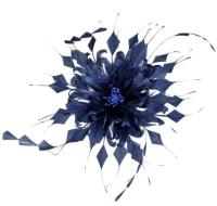 China Dyed Goose Feather Flower Mount with Wire Accessory Elevate Your Event Party Supplies for sale