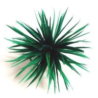 China Event Party Supplies 10*10 cm Goose Biot Feather Flower Mount with Wire Accessory for sale