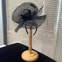 China Millinery Supplies Headband Veil Sinamay Hat Fascinator for sale