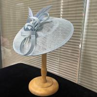China Millinery Supplies Headband Feather Sinamay Hat for sale