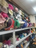 China Millinery Supplies Sinamay And Feather Fascinator Hat for sale