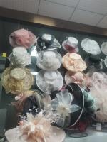 China Millinery Supplies Sinamay And Feather Fascinator Hat for sale
