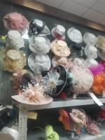 China Millinery Supplies Sinamay And Feather Fascinator Hat for sale