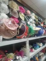China Millinery Supplies Sinamay And Feather Fascinator Hat for sale