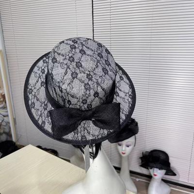 China Millinery Supplies Sinamay Mesh Feather Fascinator Hat for sale