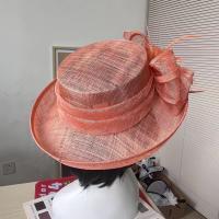China Millinery Supplies Sinamay Feather Fascinator Hat for sale