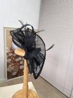 China Millinery Supplies Sinamay Feather Fascinator  10*20 cm for sale