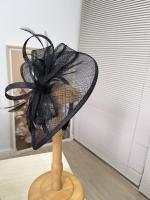 China Millinery Supplies Sinamay Feather Fascinator  10*20 cm for sale