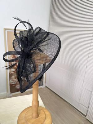 China Millinery Supplies Sinamay Feather Fascinator  10*20 cm for sale