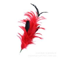 China Millinery Supplies Fascinator Hat Decoration Hackle Feather Flower for sale