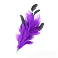 China Millinery Supplies Fascinator Hat Decoration Hackle Feather Flower for sale