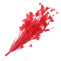 China Millinery Supplies Fascinator Hat Decoration Triangle Feather Flower for sale