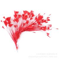 China Millinery Supplies Fascinator Hat Decoration Triangle Feather Flower for sale