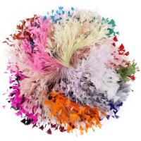 China Millinery Supplies Fascinator Hat Decoration Triangle Feather Flower for sale