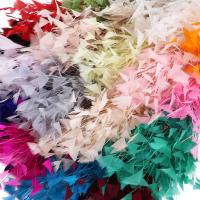China Millinery Supplies Fascinator Hat Decoration Triangle Feather Flower for sale