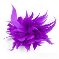 China Millinery Supplies Fascinator Hat Decoration Chandelle Feather Flower for sale