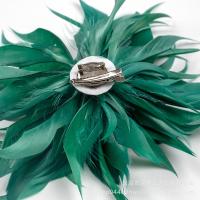 China Millinery Supplies Fascinator Hat Decoration Chandelle Feather Flower for sale