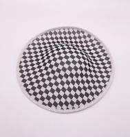 China Millinery Supplies Party Decoration Printed Sinamay Base Hat for sale