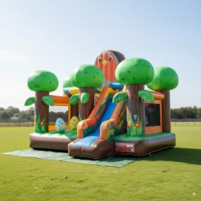 China Customizable Forest Bird Inflatable Bounce House for Kids Outdoor Playground Party Rentals 3.5m Portable for sale