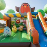 China Customizable Forest Bird Inflatable Bounce House for Kids Outdoor Playground Party Rentals 3.5m Portable for sale