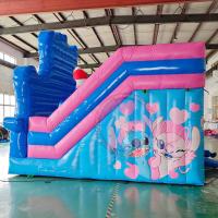 China Inflatable Bounce House with Slide 5x5x3.1m Custom Cartoon Theme Outdoor Playground for Kids Party Events 15 Person Capacity for sale