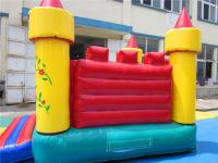 China Commercial Inflatable Castle Bounce House with Slide for Adults 8 Kids PVC 5-10 Capacity for sale