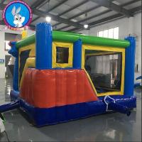 China Inflatable Bouncer 4x3.5x3m PVC Jumping House Anti-Slip Surface Reinforced Stitching for Indoor Outdoor for sale