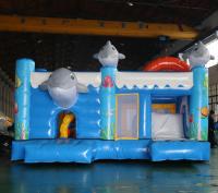 China Commercial Inflatable Dolphin Bounce Castle 5.2x5x3.2m PVC Jumping House for Kids for sale