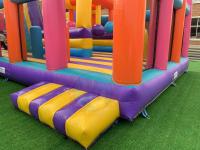 China Custom Inflatable Fun Park With Bounce House Slide Combo Obstacle Challenges and Flexible Module Arrangement for Long Term Operation Projects for sale