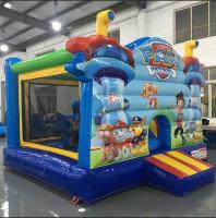 China Inflatable Bouncer 4x3.5x3m PVC Jumping House Anti-Slip Surface Reinforced Stitching for Indoor Outdoor for sale