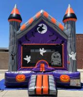 China Inflatable Bouncer Halloween Castle Jumper Bounce House for Kids Indoor Play 3m x 3m for sale