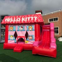 China Kids Inflatable Air Castle Jumping Bouncer 110V Blower Custom Size PVC Tarpaulin for sale