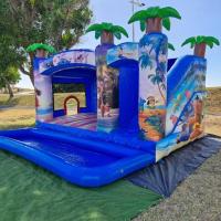 China Kids Inflatable Air Castle Jumping Bouncer 110V Blower Custom Size PVC Tarpaulin for sale