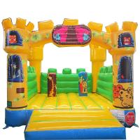 China Tong Huan 5x5m Inflatable Bounce Castle Jumping Castle 0.55mm PVC Tarpaulin 8+ Person CE Certified Blower for sale