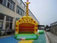 China Giraffine Theme Inflatable Bouncer Large Jumping House Castle EN71 PVC 110V for sale
