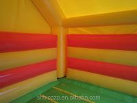 China Giraffine Theme Inflatable Bouncer Large Jumping House Castle EN71 PVC 110V for sale