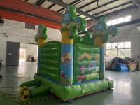 China Kids Inflatable Bouncy Castle 0.55mm PVC Bounce House with Blower CE EN71 Certified for sale
