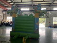 China Kids Inflatable Bouncy Castle 0.55mm PVC Bounce House with Blower CE EN71 Certified for sale