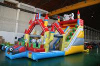 China Commercial Inflatable Bouncer Castle Slide PVC Jump House for Kids 8x6x4m Custom for sale