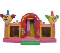 China Commercial Inflatable Bouncy Castle with Slide for Kids 8FT 10FT 12FT PVC for sale