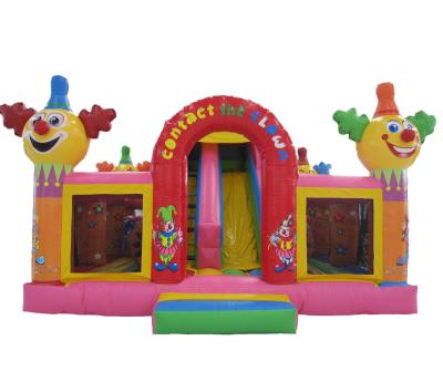 China Commercial Inflatable Bouncy Castle with Slide for Kids 8FT 10FT 12FT PVC for sale