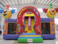 China Commercial Inflatable Bouncy Castle with Slide for Kids 8FT 10FT 12FT PVC for sale