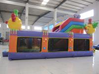 China Commercial Inflatable Bouncy Castle with Slide for Kids 8FT 10FT 12FT PVC for sale