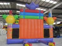 China Commercial Inflatable Bouncy Castle with Slide for Kids 8FT 10FT 12FT PVC for sale