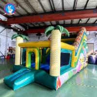 China Inflatable PVC Bouncer Slide Castle 4x7x4m for Outdoor Advertising Games with 3 Year Warranty for sale