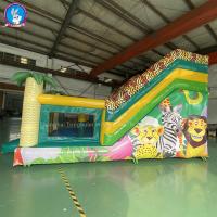 China Inflatable PVC Bouncer Slide Castle 4x7x4m for Outdoor Advertising Games with 3 Year Warranty for sale